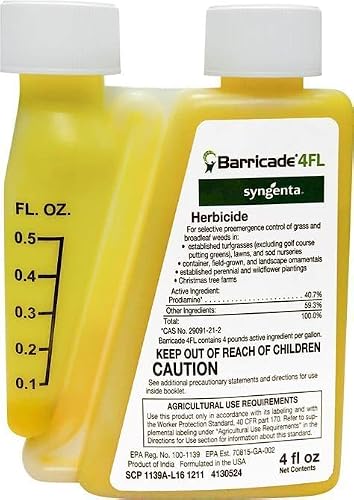 Syngenta Barricade 4FL Herbicide - Pre-Emergent Weed Control - Long ...