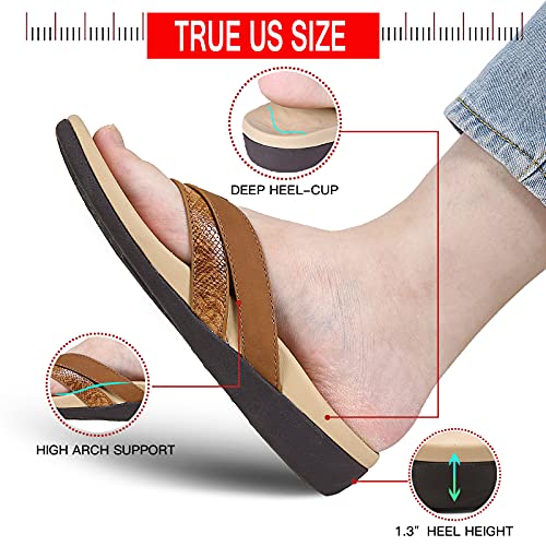 Best Plantar Fasciitis Women Sandals for Flat Feet, High Arch Support ...