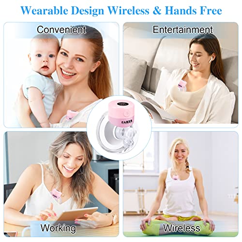 Wearable Electric Breast Pump, Hands Free Breast Pump, Wireless Portable Breastfeeding Breast ...