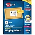 Amazon.com : Avery 5164 TrueBlock Shipping Labels, Laser Print, 3-1/3 x ...