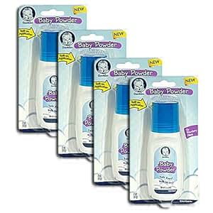 Amazon.com: 4-PACK Gerber Baby Powder, Roll-On Applicator, 2 oz (57g ...