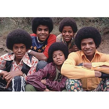 Amazon.com: Michael Jackson Jackson Five, 10" x 8" - B&W Photo Art ...
