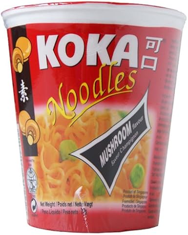 Koka Cup Noodles - Mushroom Flavour - 12 Cups: Amazon.co.uk: Grocery