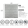 Sodeno 20 PCS Silvery 3D Wall Panels, 29 sq.feet Coverage, Printable ...