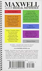 Maxwell Quick Medical Reference: Maxwell, Robert W.: 9780964519152 ...