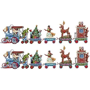 Amazon.com: Jim Shore Heartwood Creek Holiday Express Train 5-Piece ...