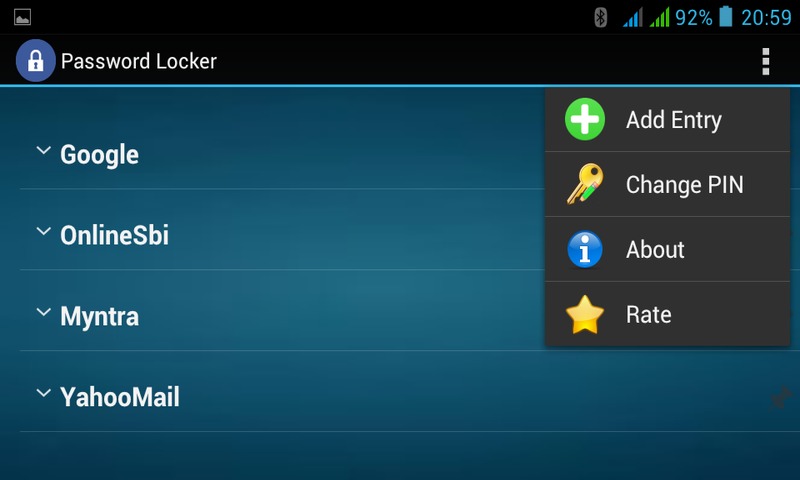 Amazon.com: Password Locker: Appstore for Android