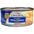 Amazon.com: Crider Premium White Chicken in Water 5 Oz (Pack of 5 ...