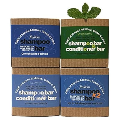 Whiff Shampoo Bar & Conditioning Bar, Peppermint | Escape Waste