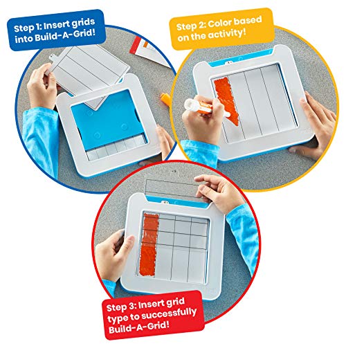 hand2mind Demonstration Build-A-Grid, 3rd Grade Math Manipulatives ...