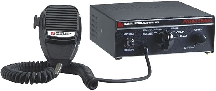 Amazon.com: Federal Signal PA300 Fully Featured 200W/24VDC Electronic ...