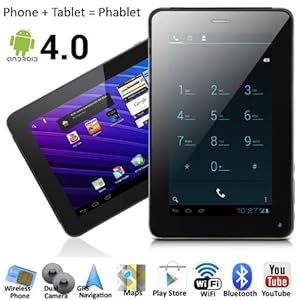 Amazon.com: 7" Phablet Android 4.0 ICS Smart Phone Tablet PC Bluetooth ...