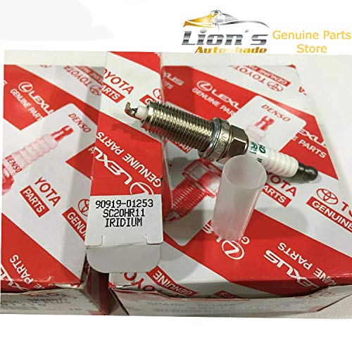 New Set of 4 Genuine Toyota Lexus Long Life Iridium Spark Plug SC20HR11 ...