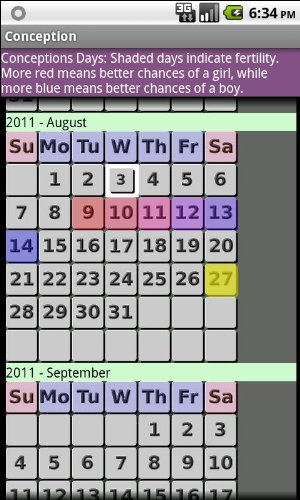 Amazon.com: Conception Fertility Calendar: Appstore for Android