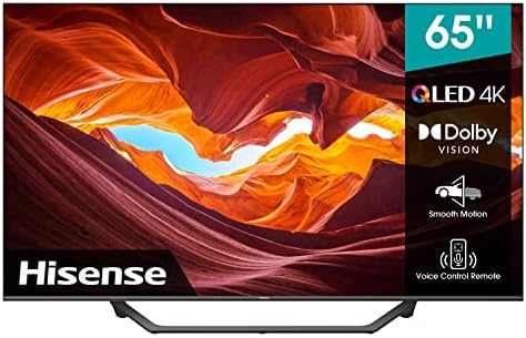 Hisense 65 Inch TV QLED 4K VIDAA U5.0 HDR10+ Dolby Vision Dolby Atmos ...