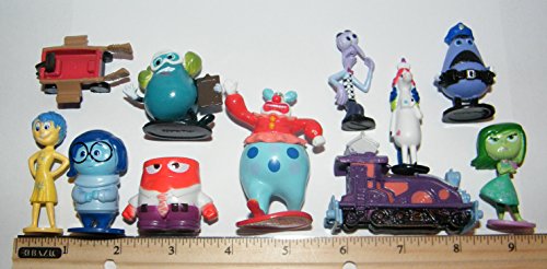 Disney Inside Out Movie Figure Set Toy Playset of 12 with Joy, Fear ...