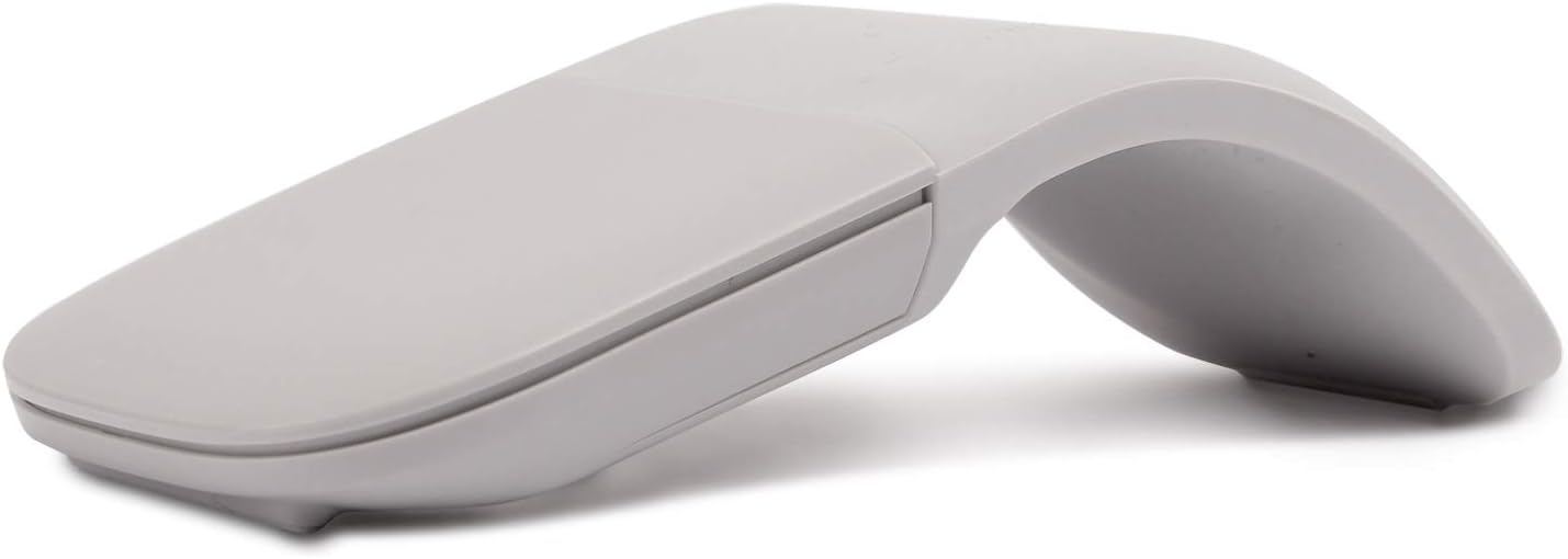 Wireless Foldable Arc Mouse Folding Bluetooth Touch Mice (White) – BigaMart