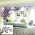 Amazon.com: Acrylic 3D Tree Wall Stickers Wall Decal Easy to Install ...