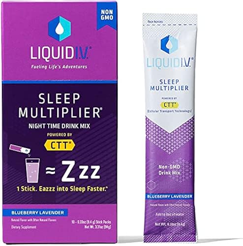 Liquid I.V. Hydration + Sleep Multiplier - Blueberry Lavender ...