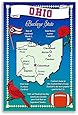 Amazon.com : OHIO STATE FACTS postcard set of 20 identical postcards ...