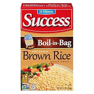 Amazon.com : Success Boil-in-Bag Rice, Brown Rice, Quick and Easy Rice ...
