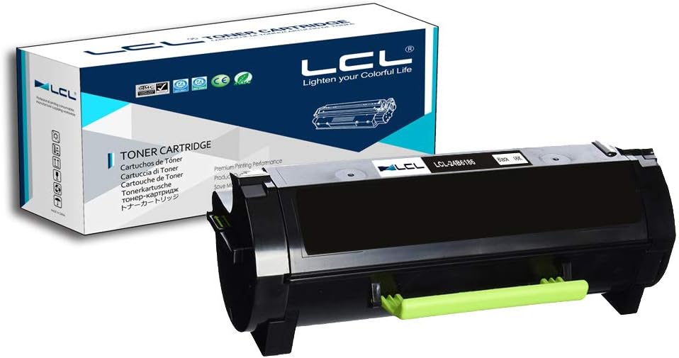 LCL Cartouche de Toner Compatible 24B6186 16000 Pages (1 Noir ...