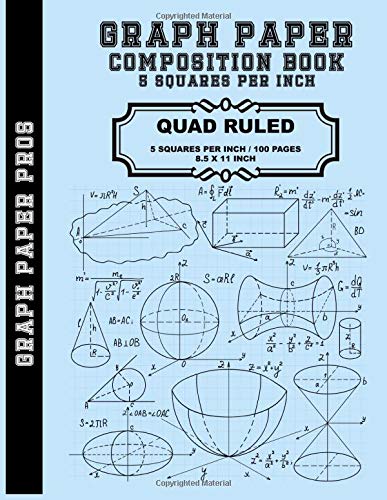Buy Graph Paper Composition Book 5 Squares Per Inch Graph Paper Quad 