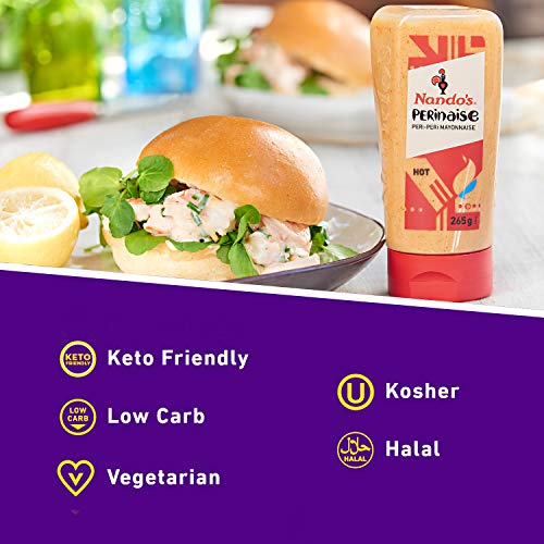 Nando's Hot Spicy Mayo PERinaise - Flavored Mayonnaise Spread ...