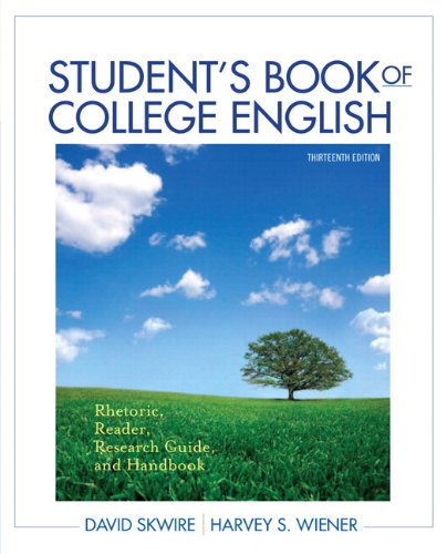 Amazon.com: Student's Book of College English: Rhetoric, Reader ...