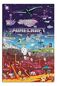 Amazon.com: Minecraft World Beyond Poster Maxi - 91.5 x 61cms (36 x 24 ...