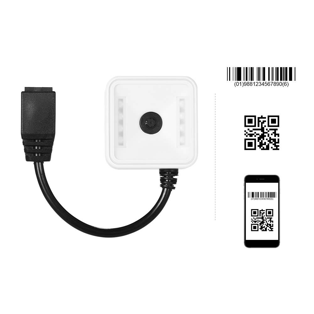 Buy Aibecy EP7000 Mini 1D/2D/QR Barcode Scanner CMOS Image Scanning ...