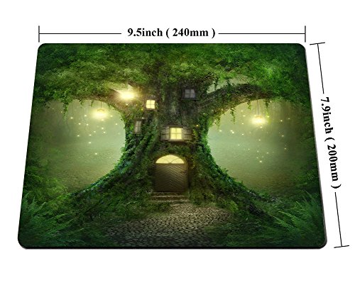 Smooffly Gaming Mouse Pad Custom,Fantasy Tree House Personality Gaming ...