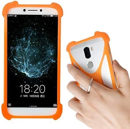 Amazon.com: Lankashi Orange Phone Silicone Cover Case for ZTE N818S ...