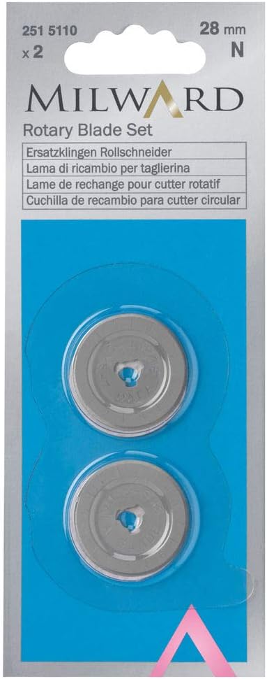 MILWARDS Rotary Blade Set: 28mm Diameter: 2 Pieces, Assorted – BigaMart