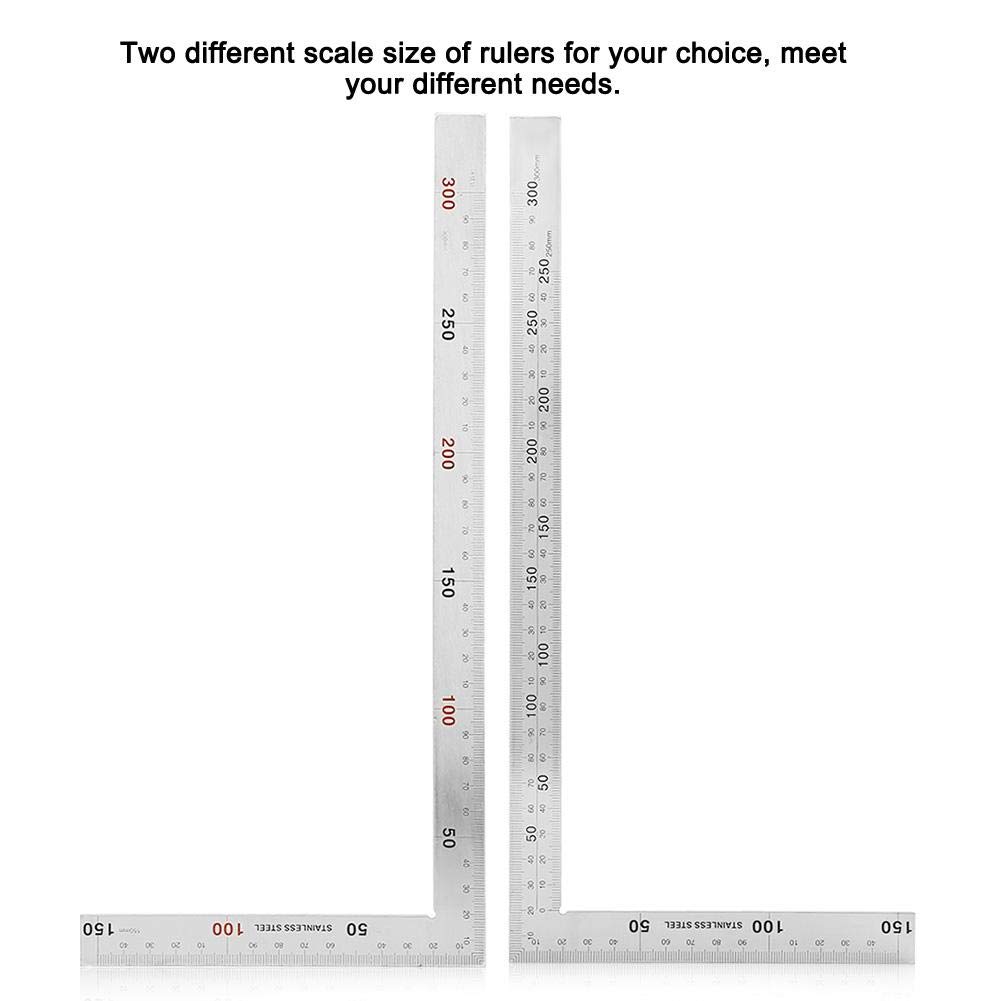 Mua TOPINCN Right Angle Ruler, Silver, Curved Scale, Complete Square ...