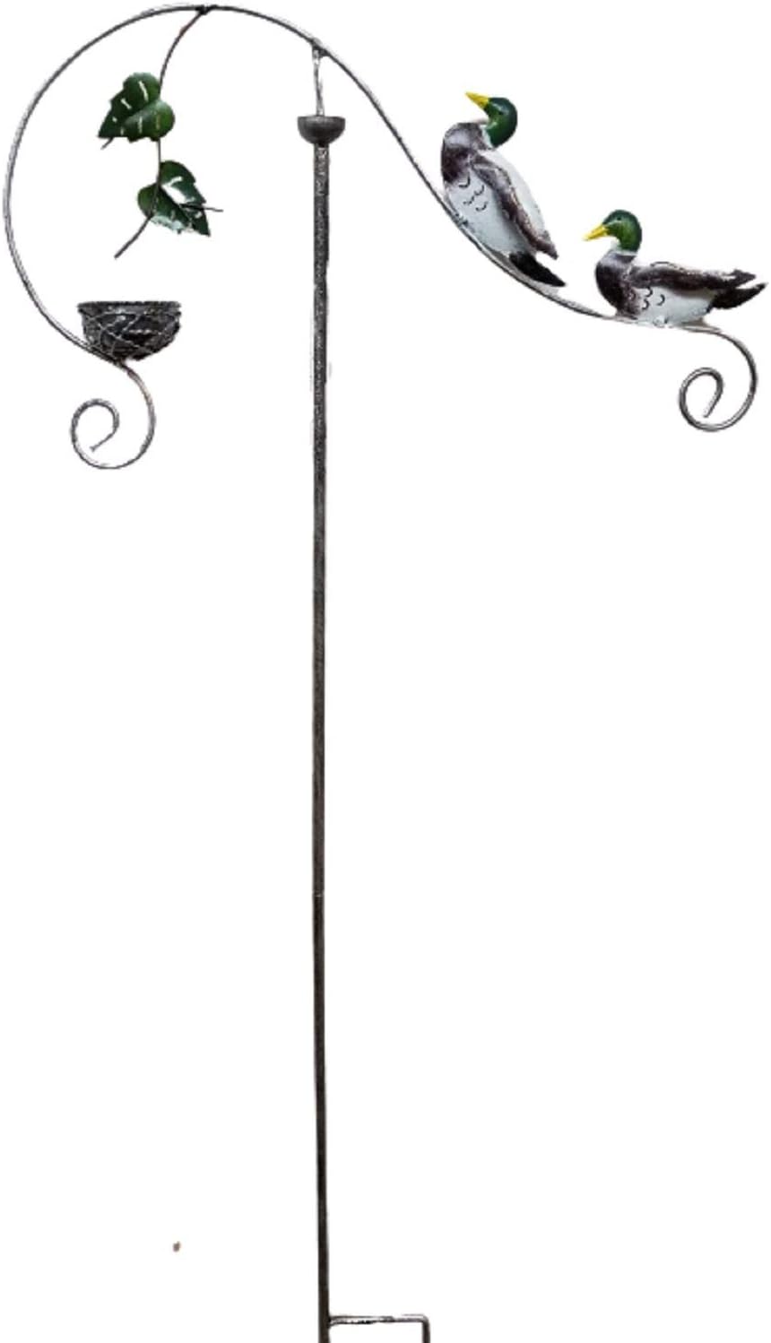 SK Garden Home Metal Wind Spinner – Mallard Duck Family Mobile – BigaMart