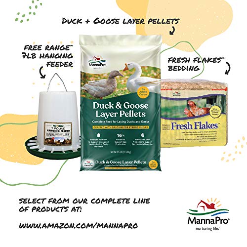Manna Pro Duck Starter Grower | Duck Food, Duck Pellets, Chick Feed | 8 ...