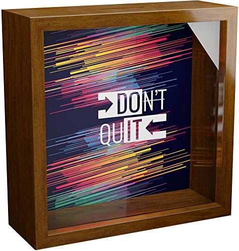 Motivational Quotes Wall Decor | Shadow Box with Glass Front ...