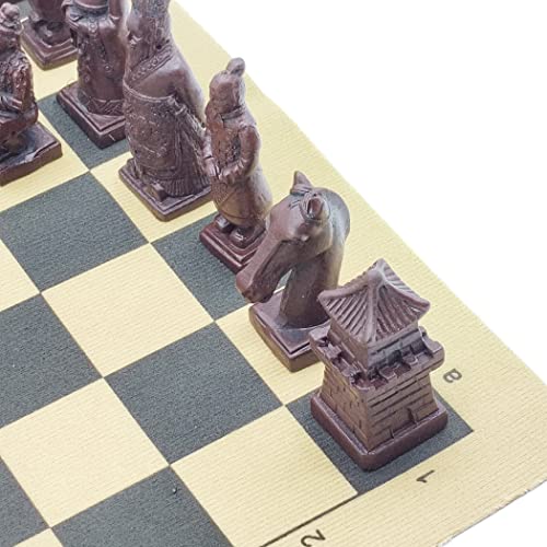 Portable Chess Set,Travel Chess Game,Unique Handmade Chess Pieces and ...