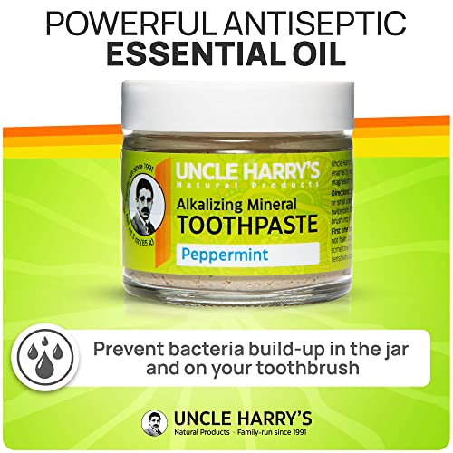 Uncle Harry's Peppermint Remineralizing Toothpaste | Natural Whitening ...
