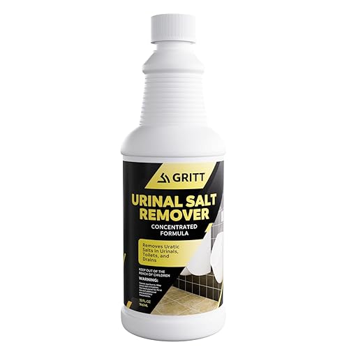 GRITT COMMERCIAL Urinal Salt Remover Concentrate | Eliminates Urine ...