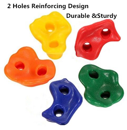 LZMU Rock Climbing Holds 10Pcs Textured Rock Climbing Hand Holds for ...