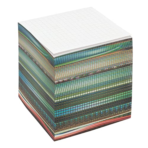 EARTHCUBE (Off the Grid design) Graph Paper Note Cube (Not Sticky) 3.5 ...