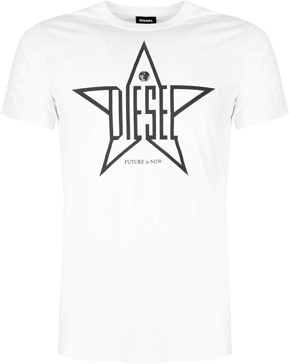 Diesel Maglietta Uomo T-Diego bianco: Amazon.it: Abbigliamento