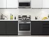 SAMSUNG NE63A6711SS 6.3 cu. ft. Smart Freestanding Electric Range with ...