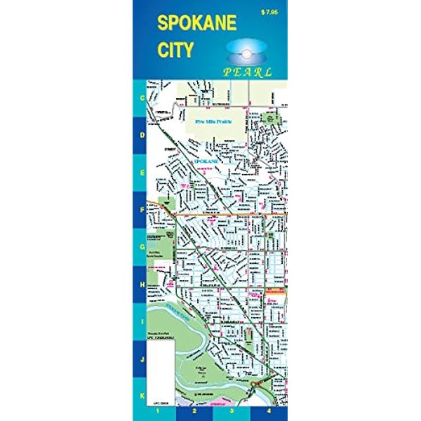 Printable Map Of Spokane Wa Spokane, Washington, US Printable Vector