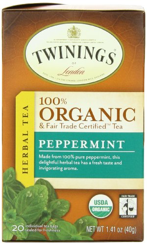 Twining's North America Inc. Tea, Og, Herbal, Peppermint, 20-Count ...