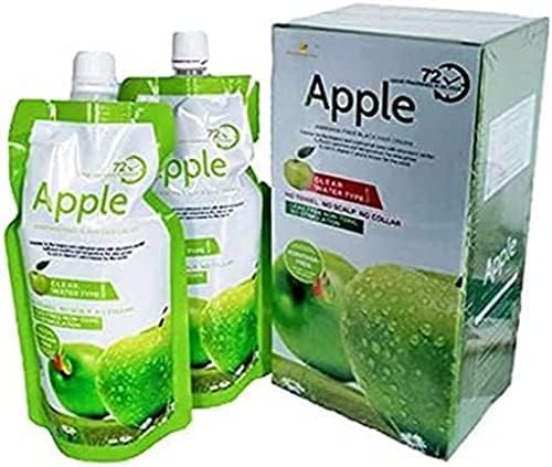 Apple Ammonia-Free Black Hair Cream, No-Toxic, No Stimulation, Natural ...