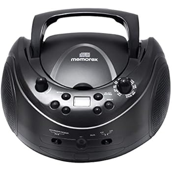 Amazon.com: Memorex Portable CD Boombox with AM FM Radio: Home Audio ...