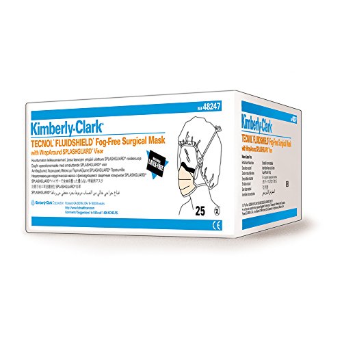 Kimberly-Clark Fluidshield Wraparound Face Mask (48247), Surgical Mask ...